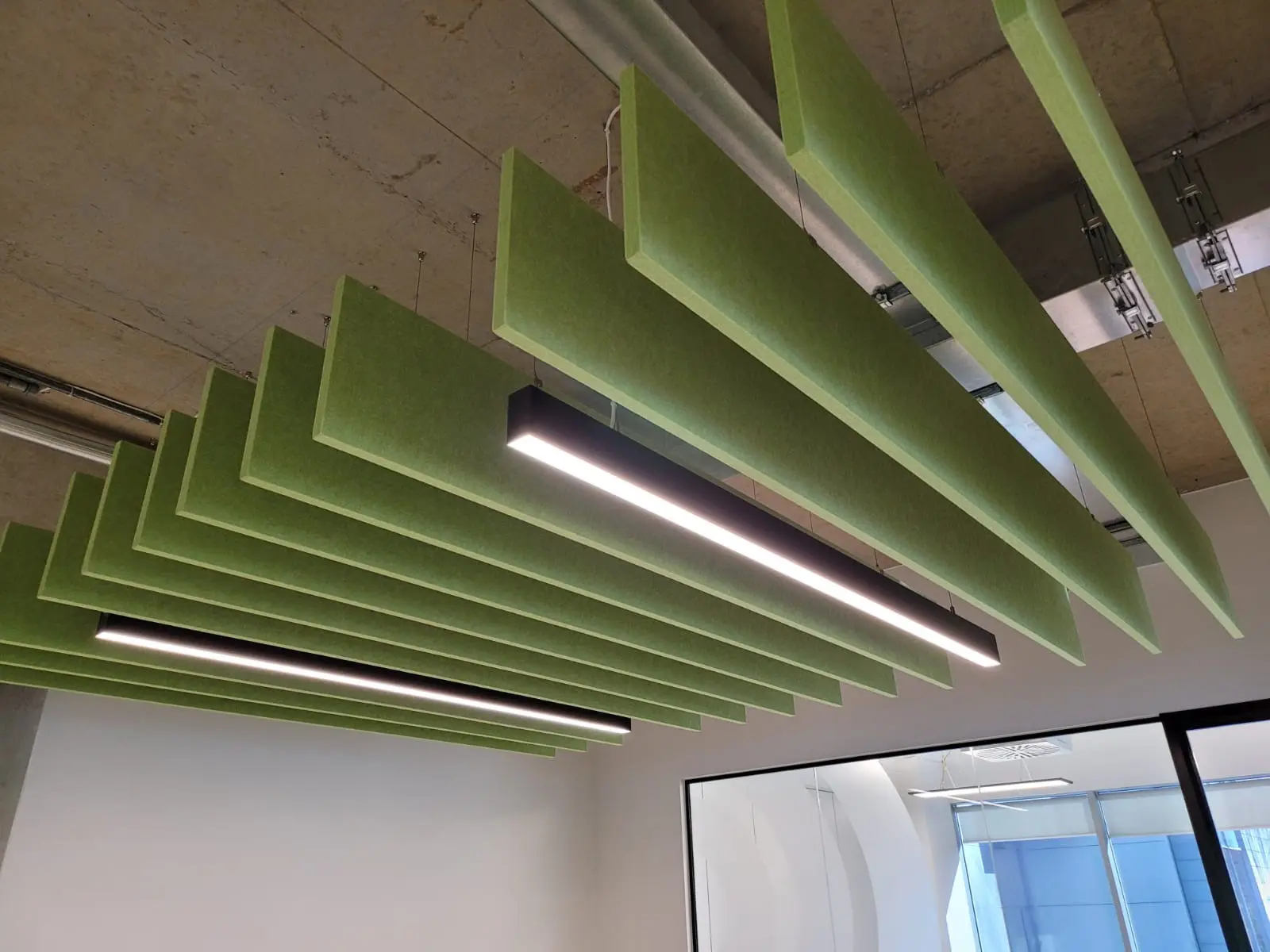 PanelHush Baffles – Movable Acoustic Walls